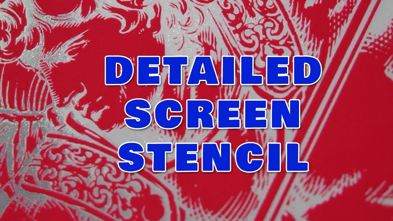 How To Make Detailed Screen Stencil | Tagalog | Screen Printing ...