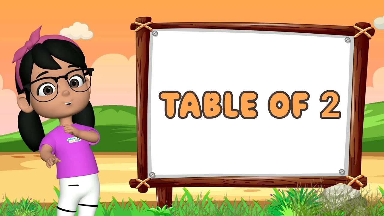 Learn Table of 2 the Easy Way with Fun Animals! | Table of 2 - YouTube