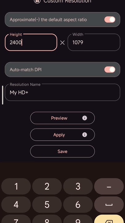 How to Change Display Resolution without root #android #tips - YouTube