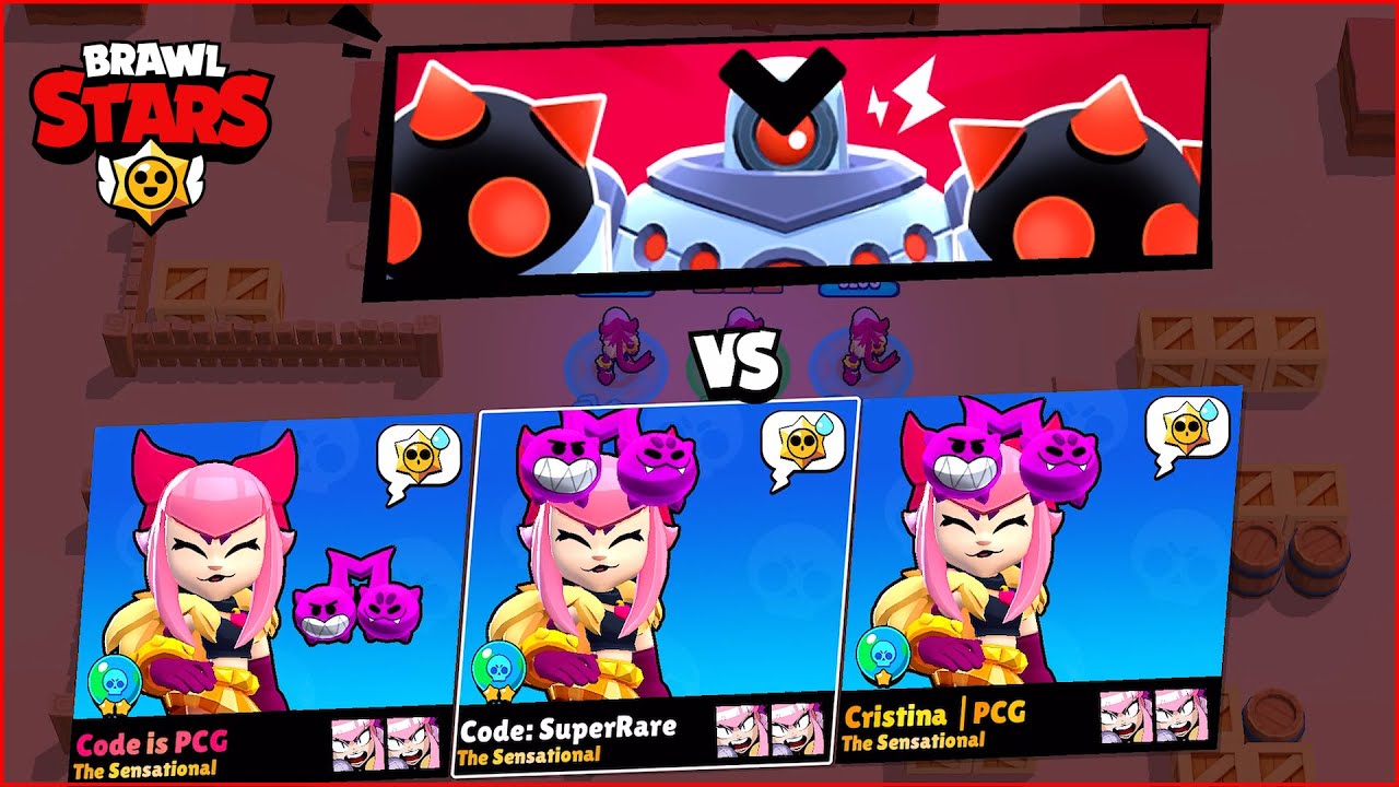 Boss Fight Triple Same Melody Brawlers Brawl Stars God Mode Youtube