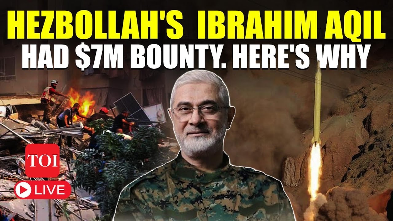 LIVE I Israel Wanted Hezbollah's Terrifying Commander Ibrahim Aqil Dead ...