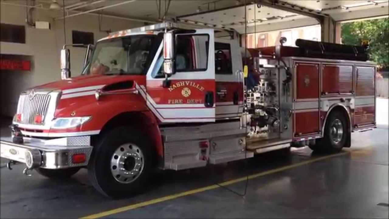 NASHVILLE FIRE DEPARTMENT, STATION 9, WALK AROUND OF "THE RAT PACK ...