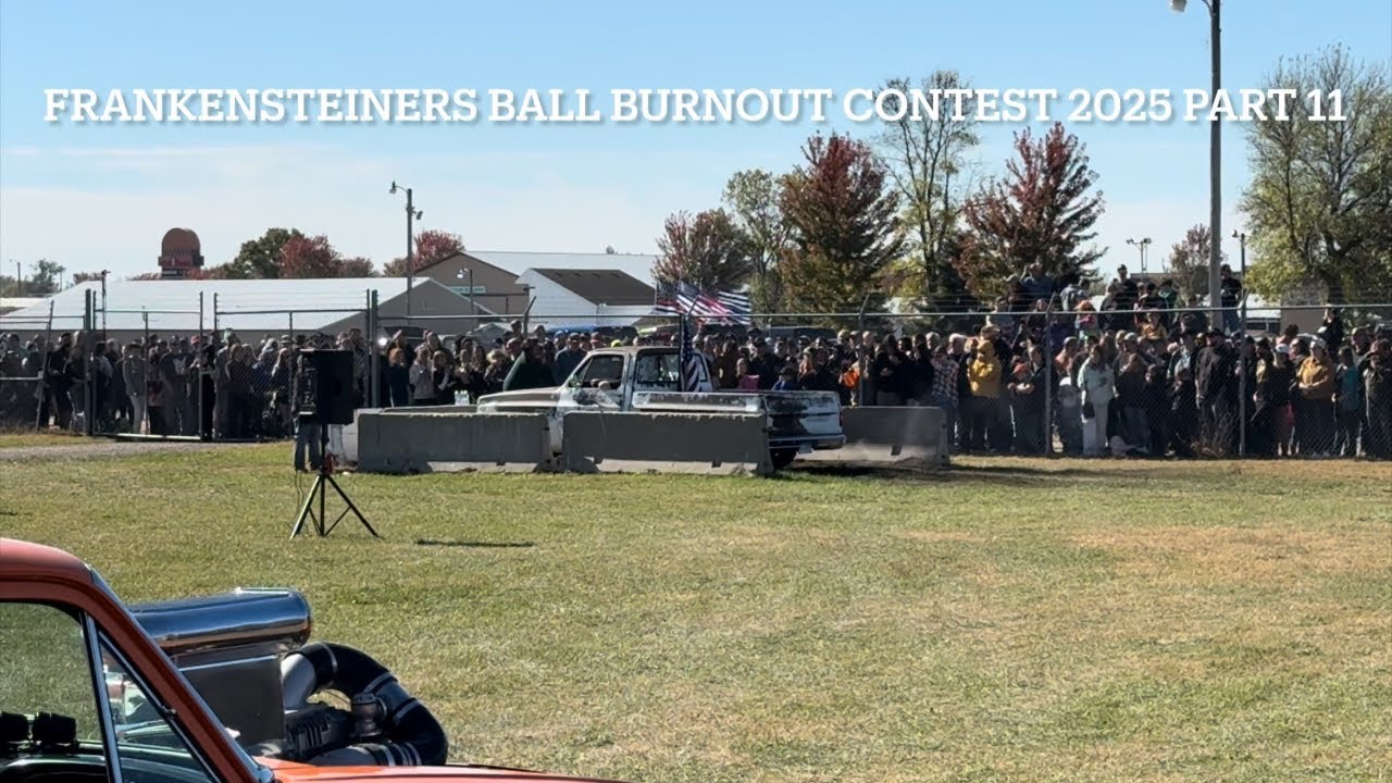 Burnout Contest Frankensteiners Ball Car Show 2025 Part 11 Chevy Pickup ...