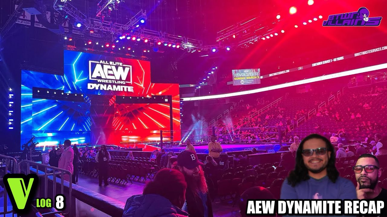 V-LOG 8: Jruce Recaps His Trip to AEW Dynamite - YouTube