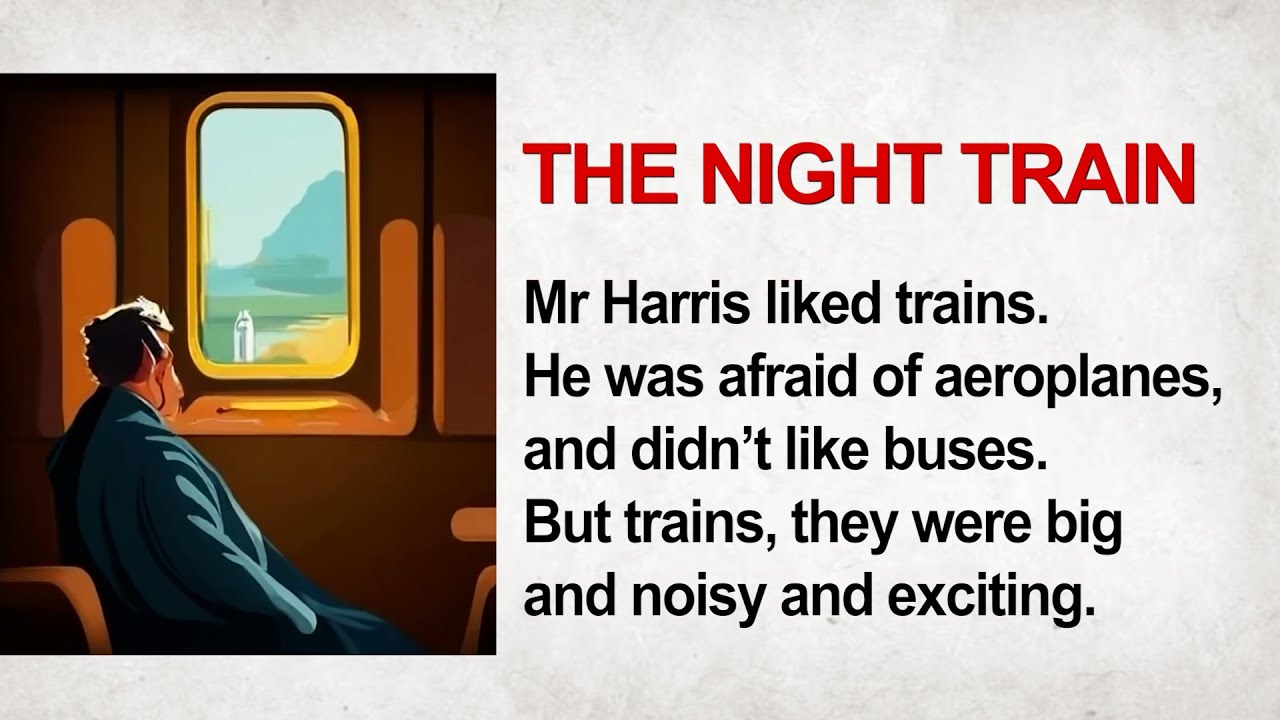 Learn English through Story Level-1 | The Night Train | Improve your ...