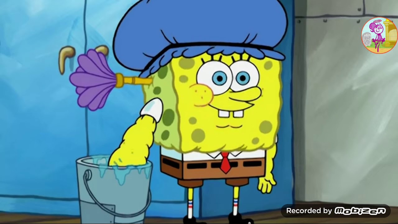 Spongebob soaks too much waters - YouTube
