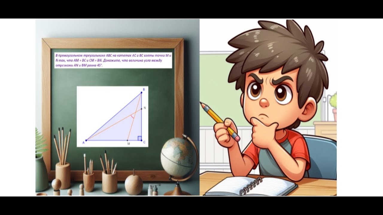 Доказать что угол равен 45 школа математика Maths Education