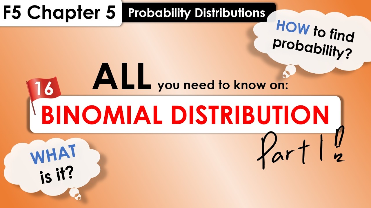 Lesson 16: BINOMIAL DISTRIBUTIONS [PART 1] | SPM Add Maths | F5 Chapter 5 Probability ...