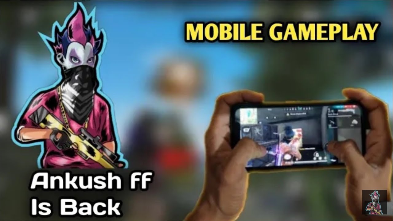 ANKUSH FF IS BACK !!! || ANKUSH FF MOBILE GAMEPLAY VS PC GAMEPLAY ...