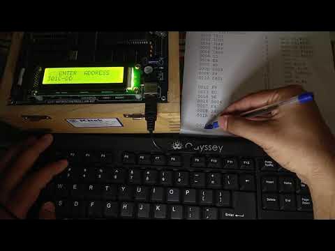 16 bit subtraction using 8051 microcontroller kit - YouTube