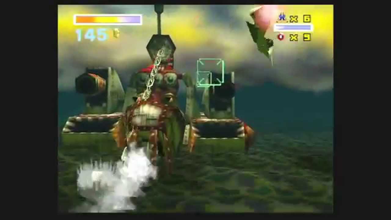 Star Fox 64 Boss 10 - Sarumarine - YouTube