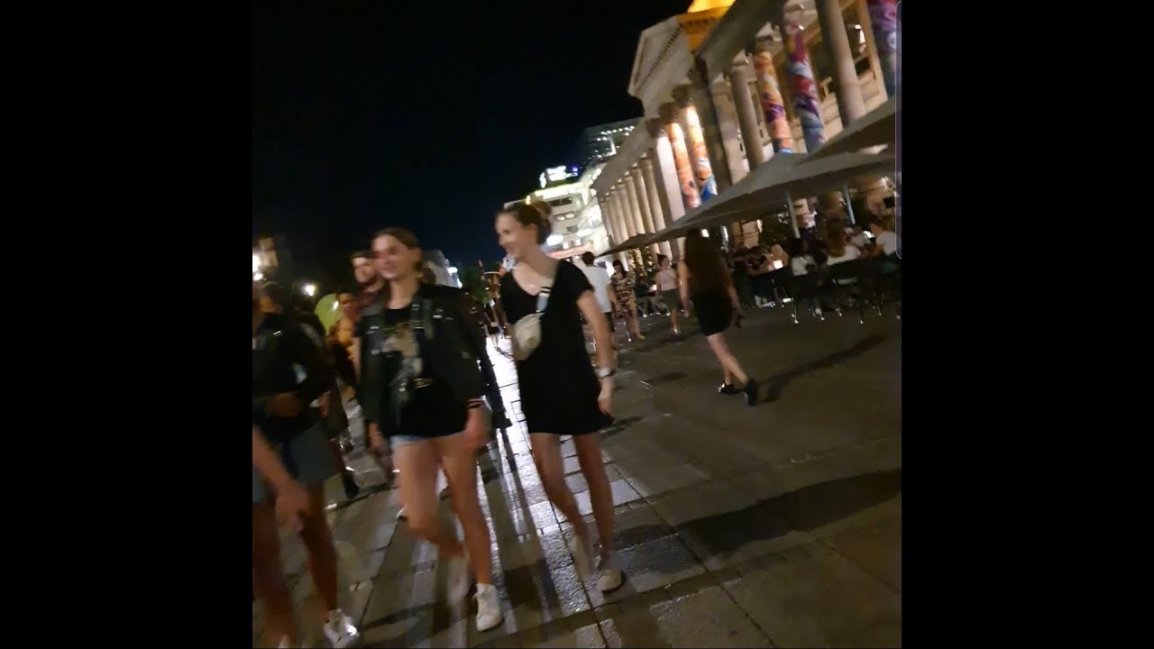 Night life in Stuttgart Germany - YouTube