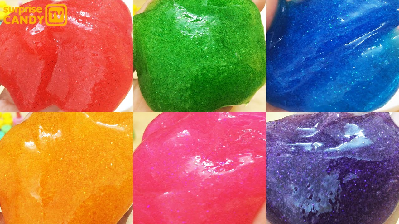 How to make Slime Clay with Surprise Candy TV - DIY and Learn colors ...