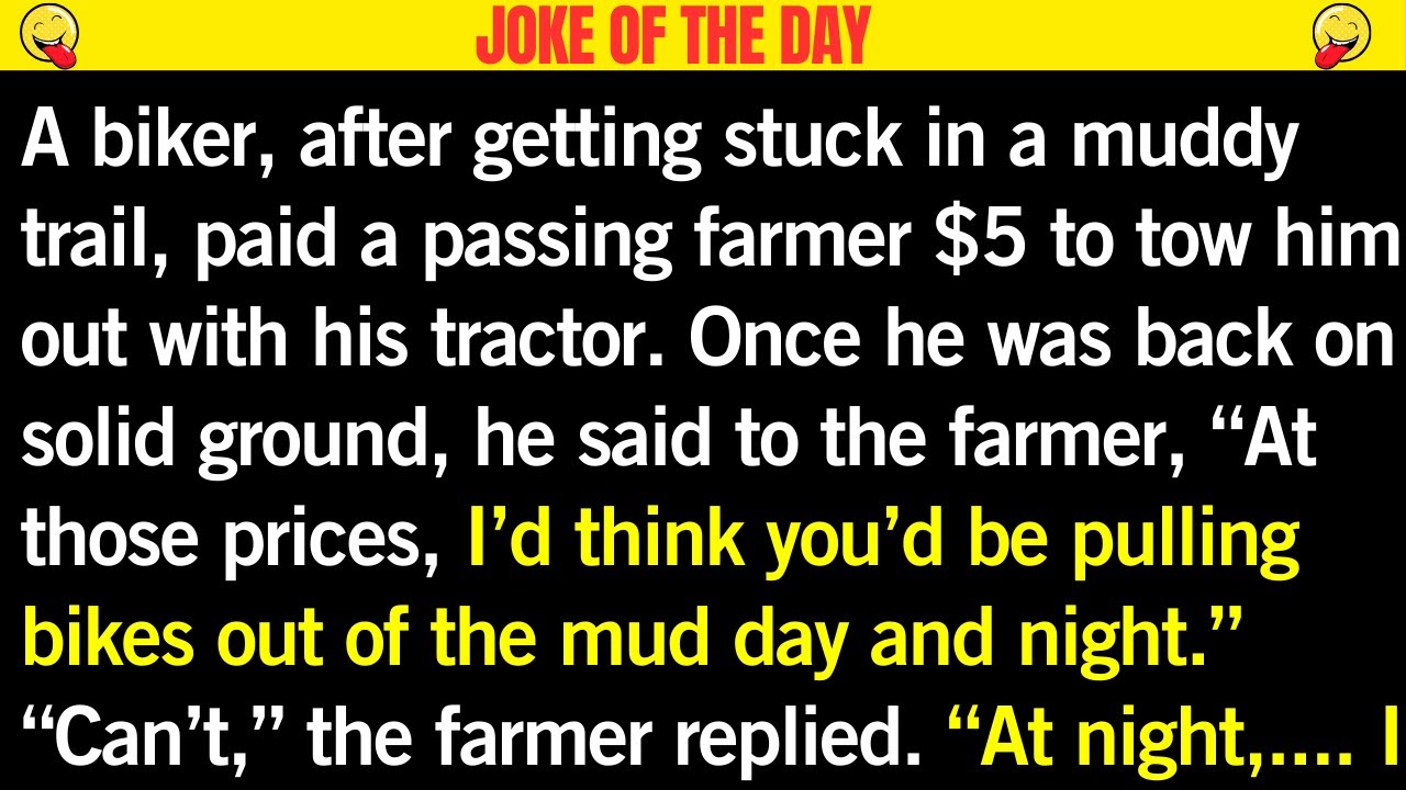🤣 BEST JOKE OF THE DAY! –Stuck in the Mud with a Farmer’s Secret - YouTube