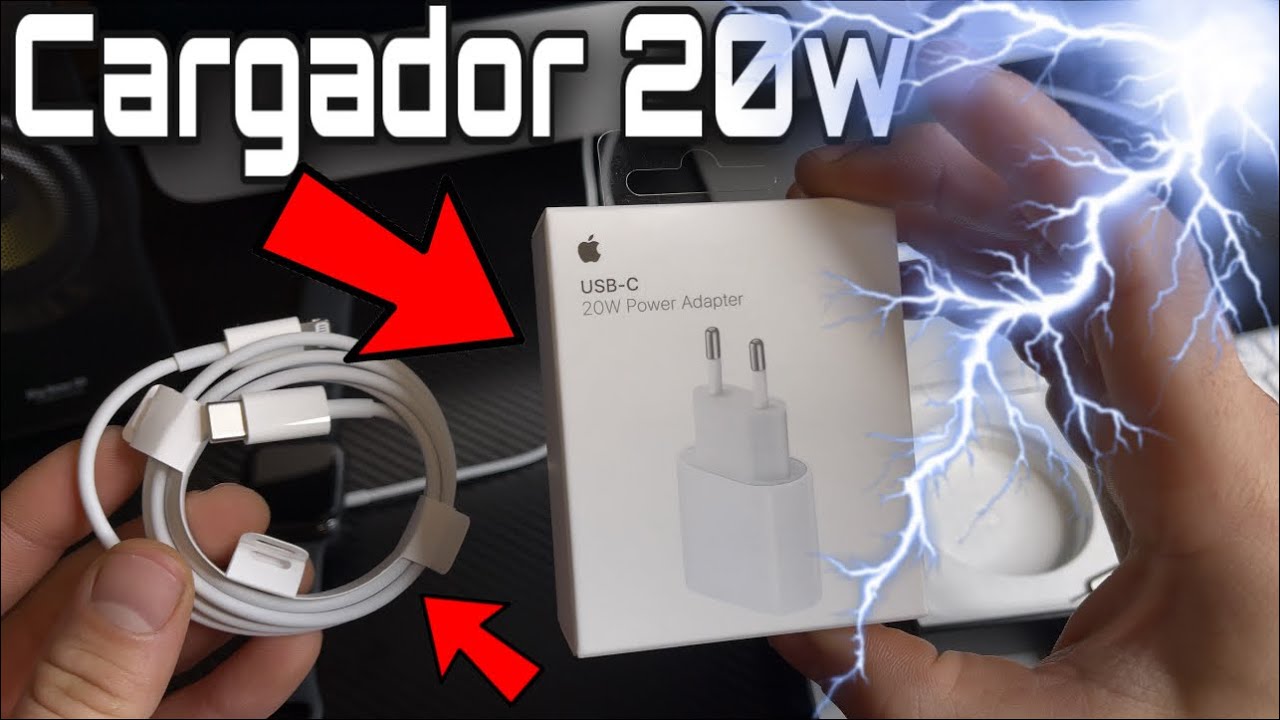 Adaptador de corriente USB-C de 20W Carga Super RAPIDA - Para El iPhone ...