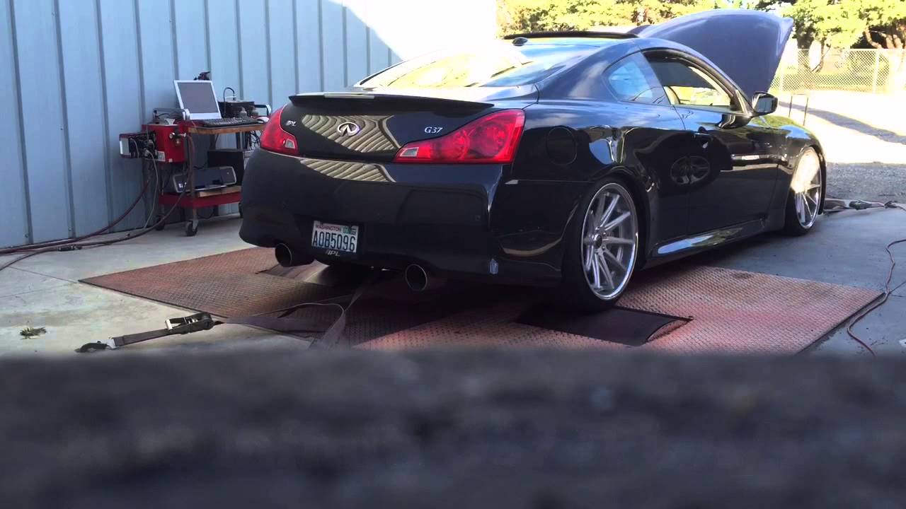 2013 Infiniti G37 Coupe IPL Automatic Dyno - YouTube