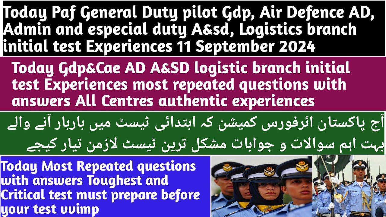 Today Paf Gdp&Cae AD A&SD logistic branch initial test experiences most ...
