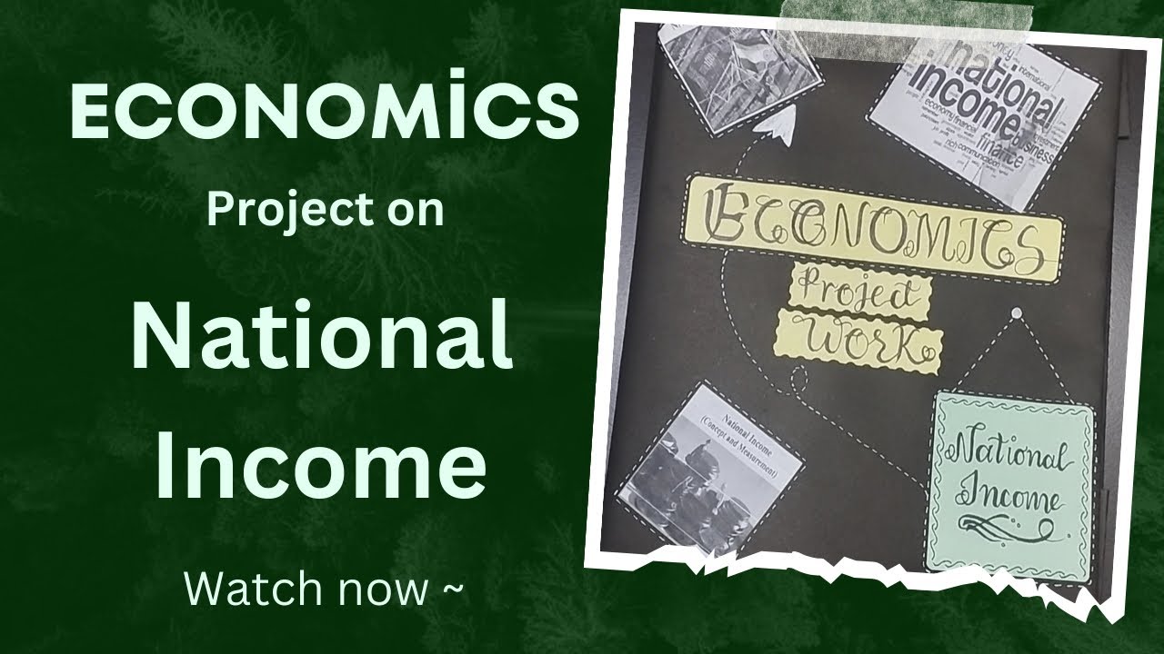 Creative idea for project work || Class 12th||National Income|| - YouTube