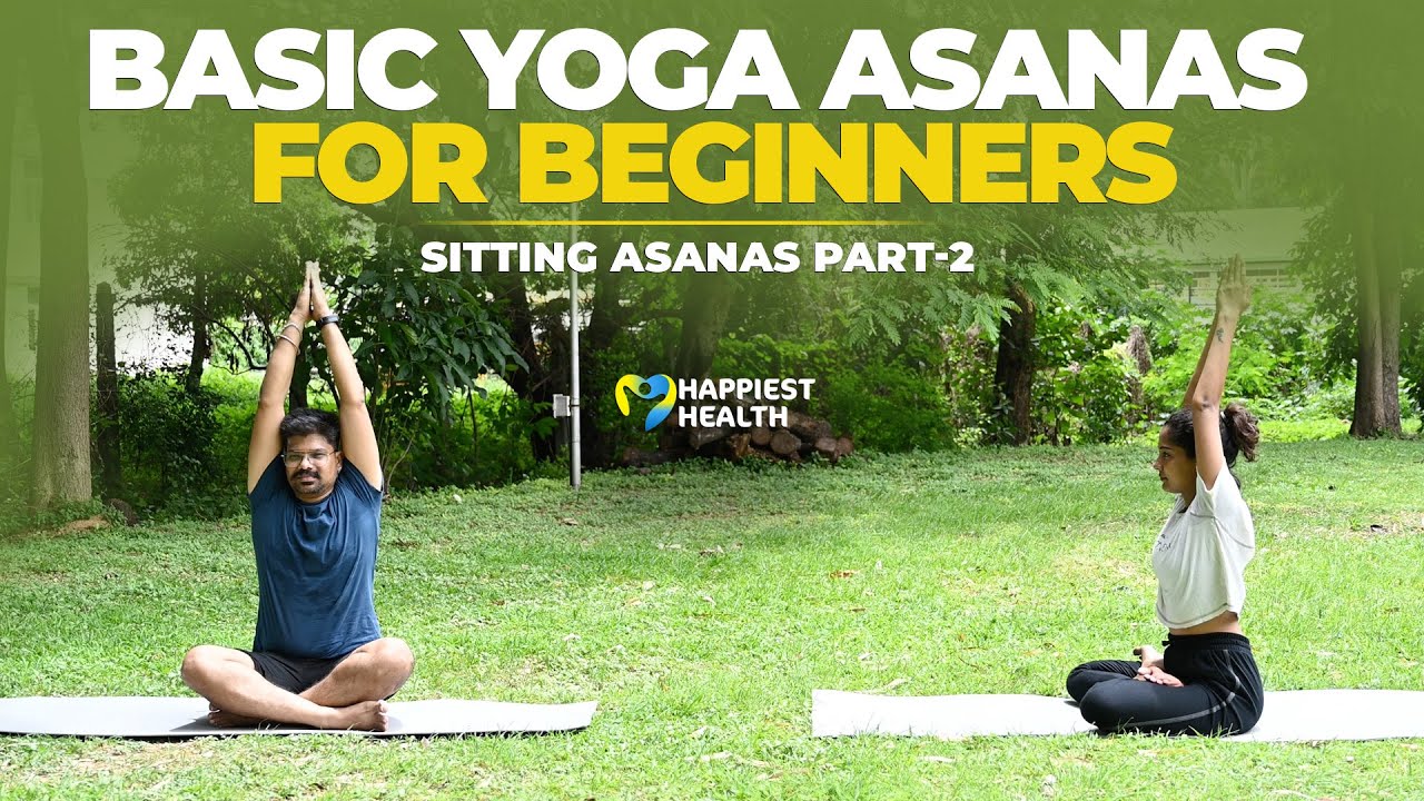 Basic sitting asanas for beginners | Part 2 - YouTube