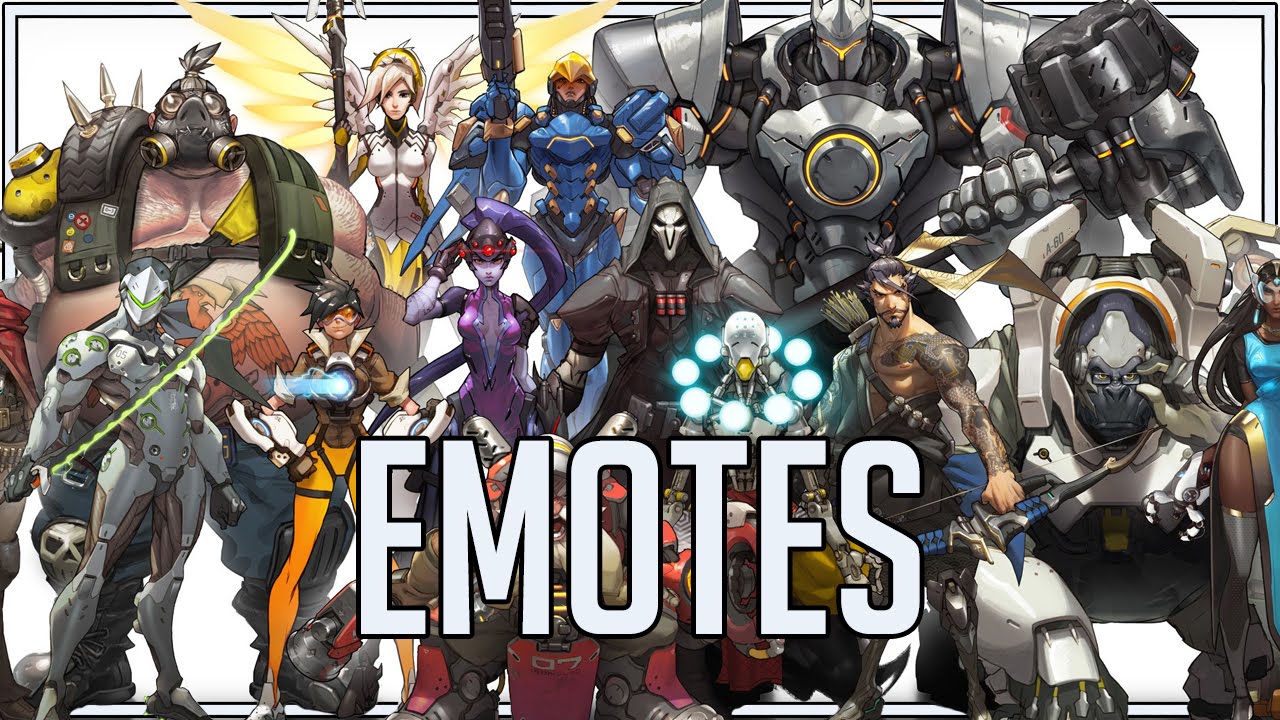 Heroes Of Overwatch: Emotes - YouTube