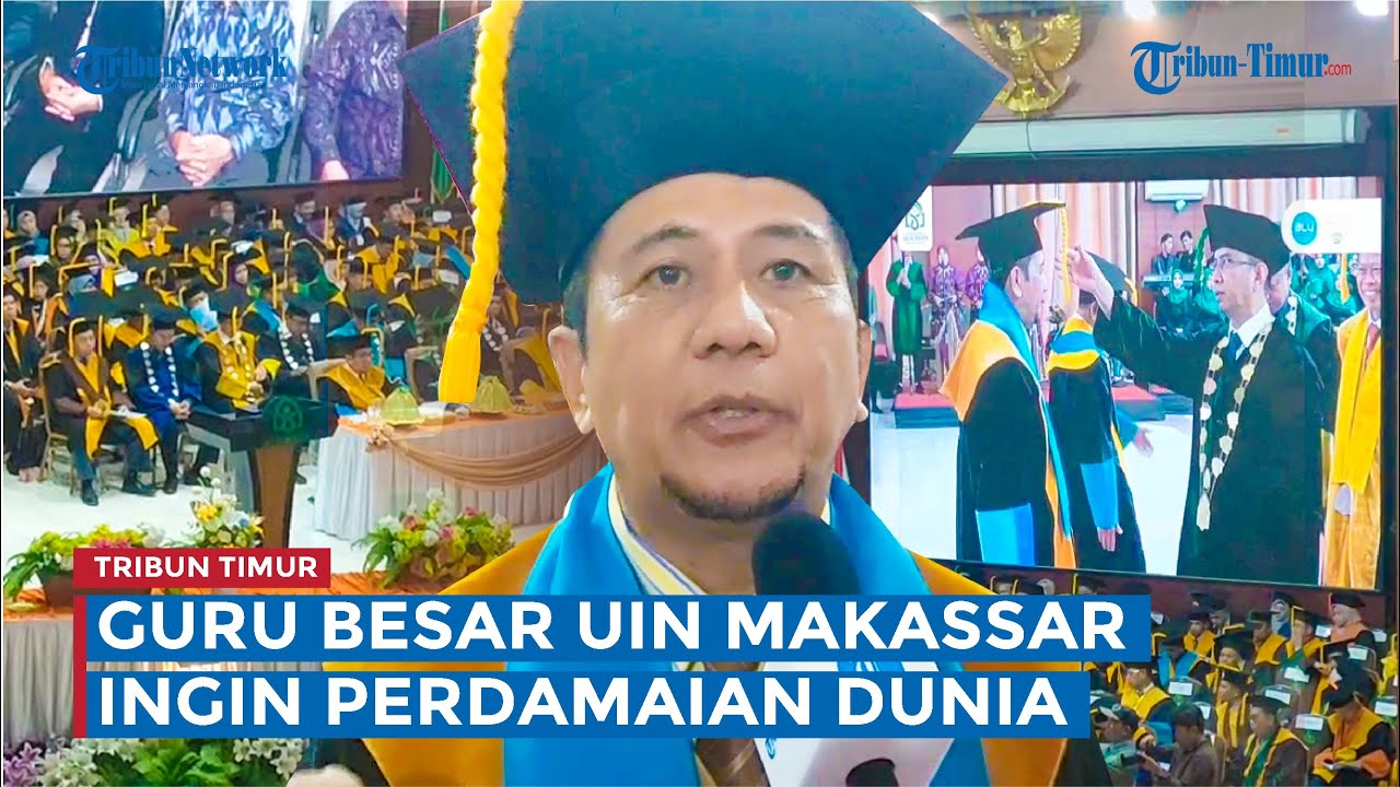 Prof Andi Aderus Jadi Guru Besar Ilmu Teologi Washatiyah UIN Alauddin ...