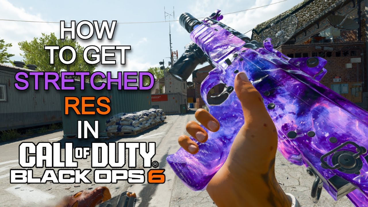 HOW TO GET STRETCH RES IN CALL OF DUTY BLACK OPS 6..(NO BLACK BARS ...