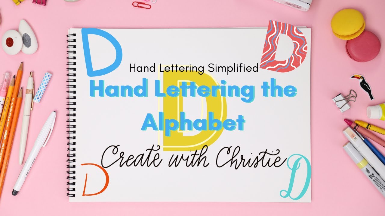 Hand Lettering alphabet tutorial for beginners: Letter D - YouTube