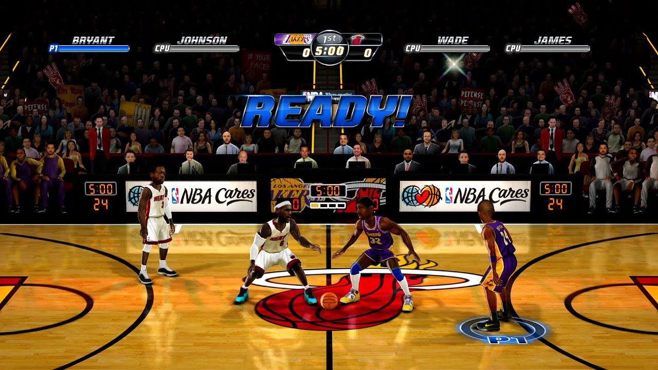 NBA Jam: On Fire Edition - LA Lakers vs. Miami Heat [1080p 60 FPS ...