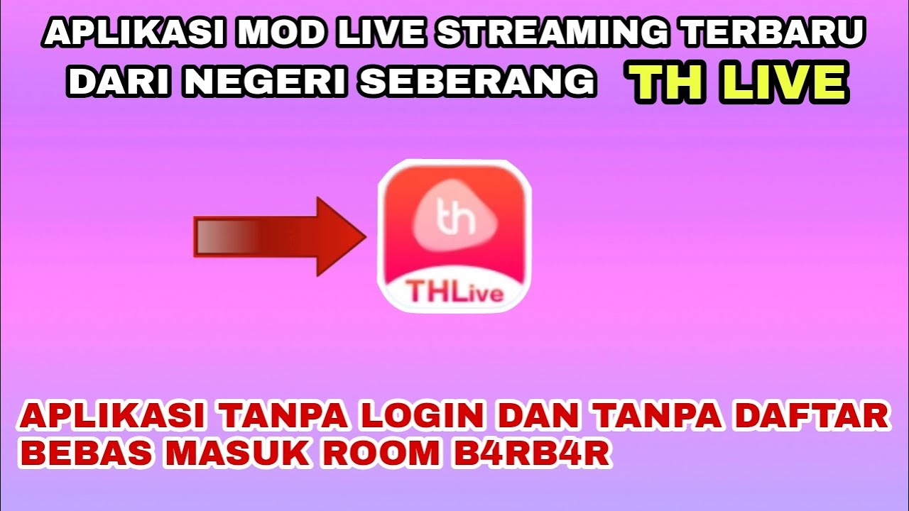 Aplikasi mod live streaming terbaru TH LIVE| Sosmedbali - YouTube