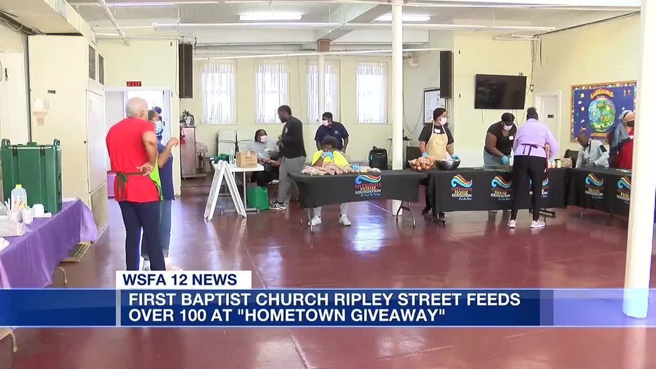 First Baptist Church Ripley Street feeds over 100 at 'Hometown Giveaway ...