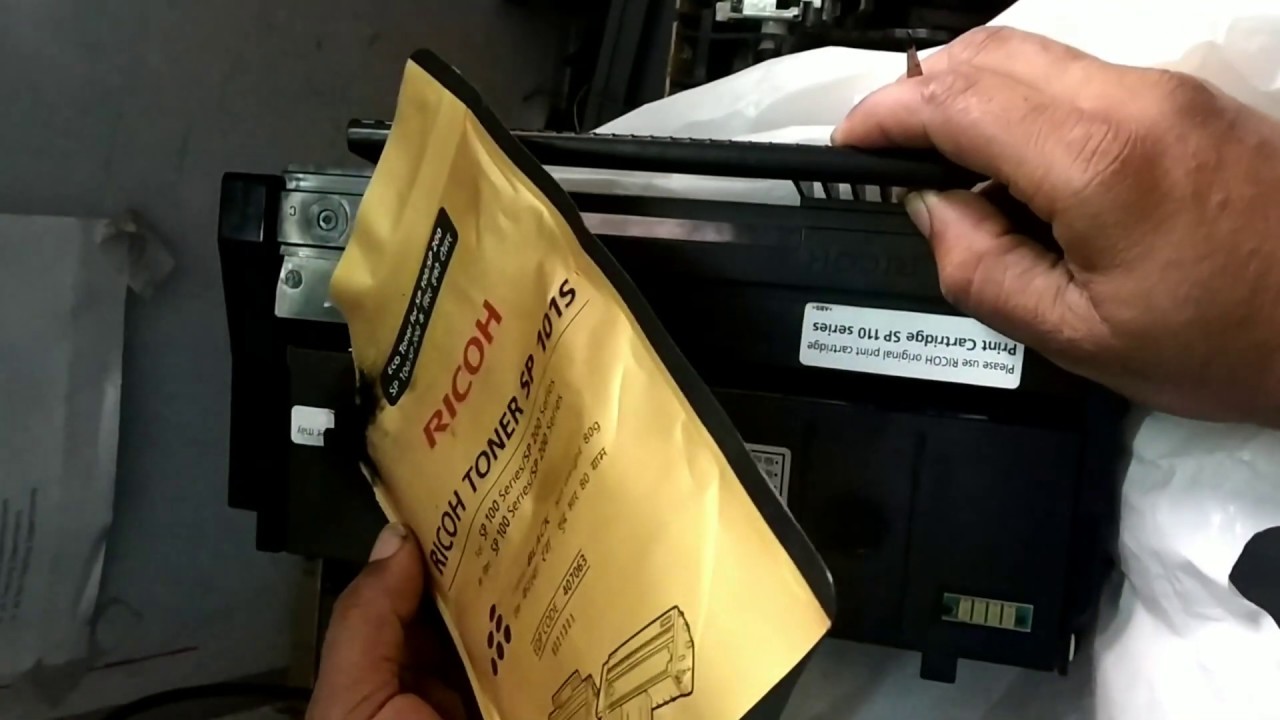 How to refill Ricoh printer toner cartridge || sudheer || - YouTube