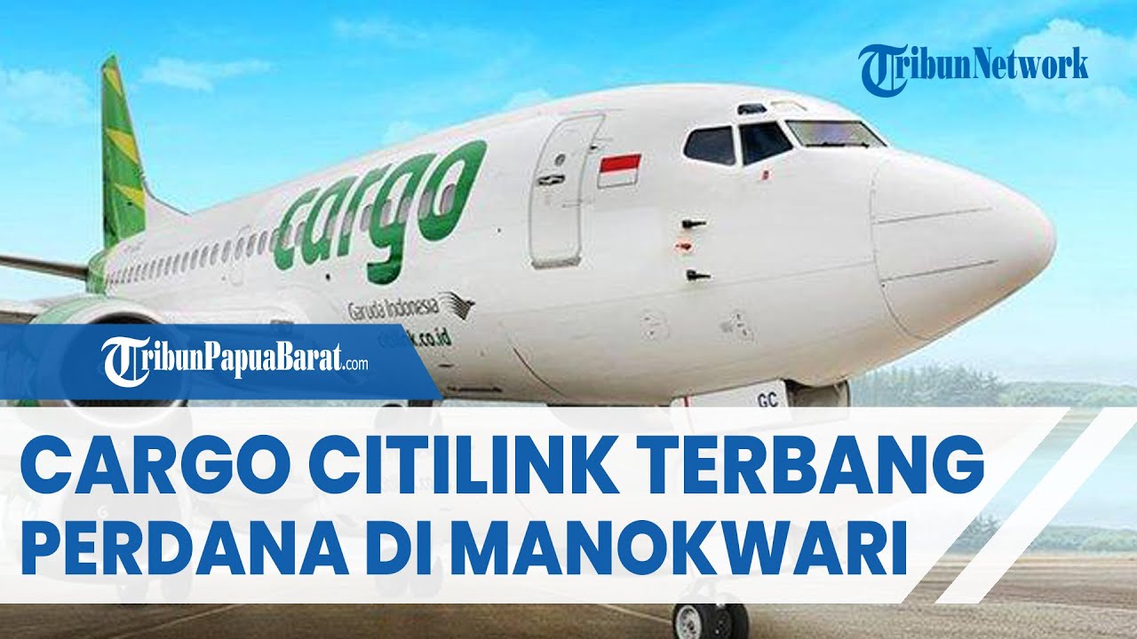 Penerbangan Perdana Cargo Citilink di Manokwari, disambut Water Salute ...