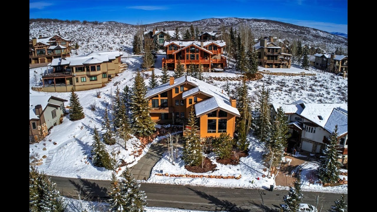 Ski Home with Breathtaking Panoramic Views in Park City, Utah - YouTube
