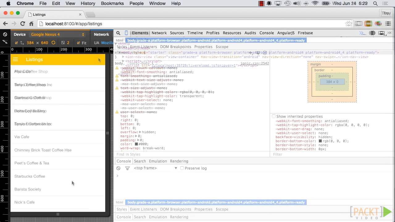 Beginning Ionic Hybrid Application Development: The Course Overview ...