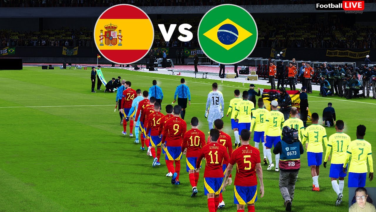 SPAIN vs BRAZIL | Friendly 2024 | Full Match All Goals | Vinicius vs ...