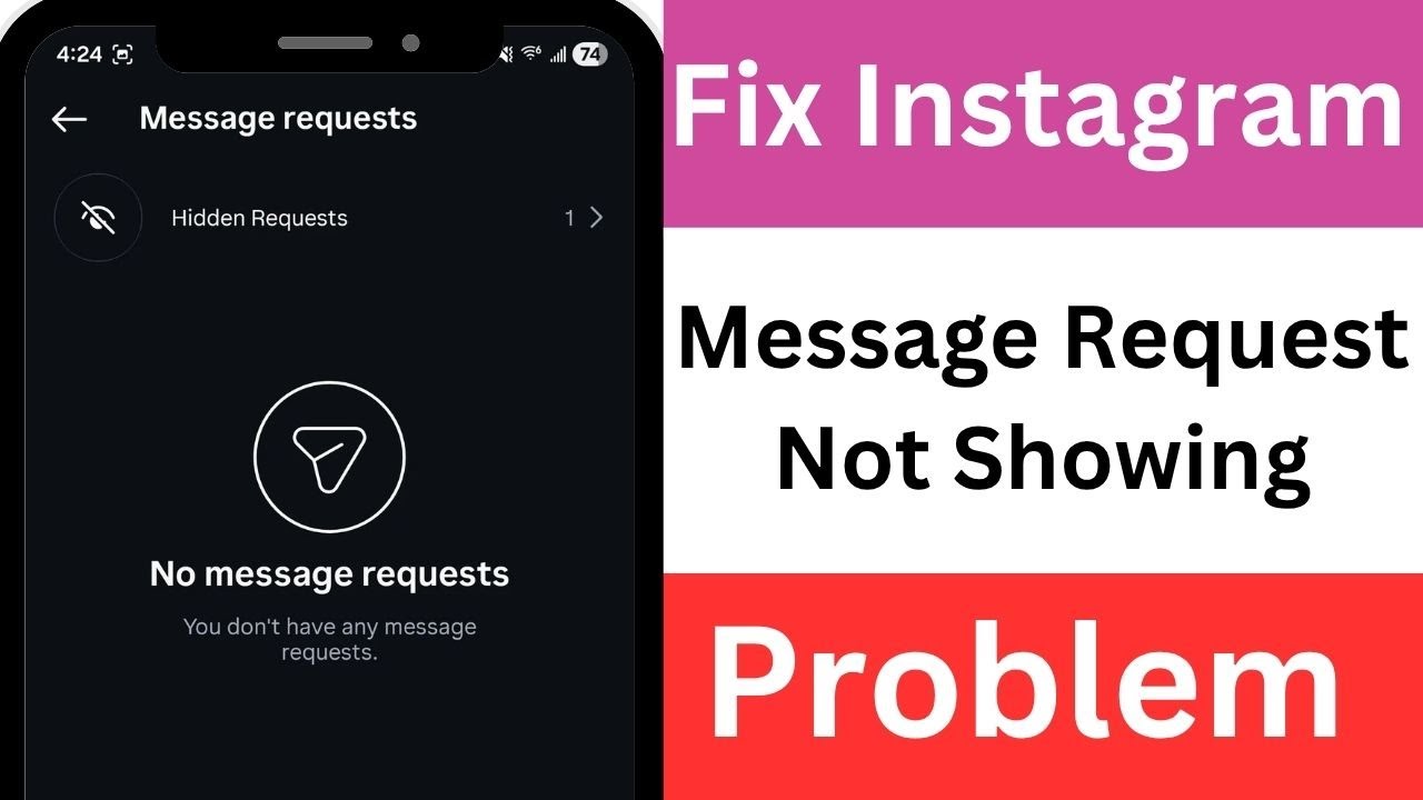 Instagram Message Request Not Showing | Instagram Hidden Message ...