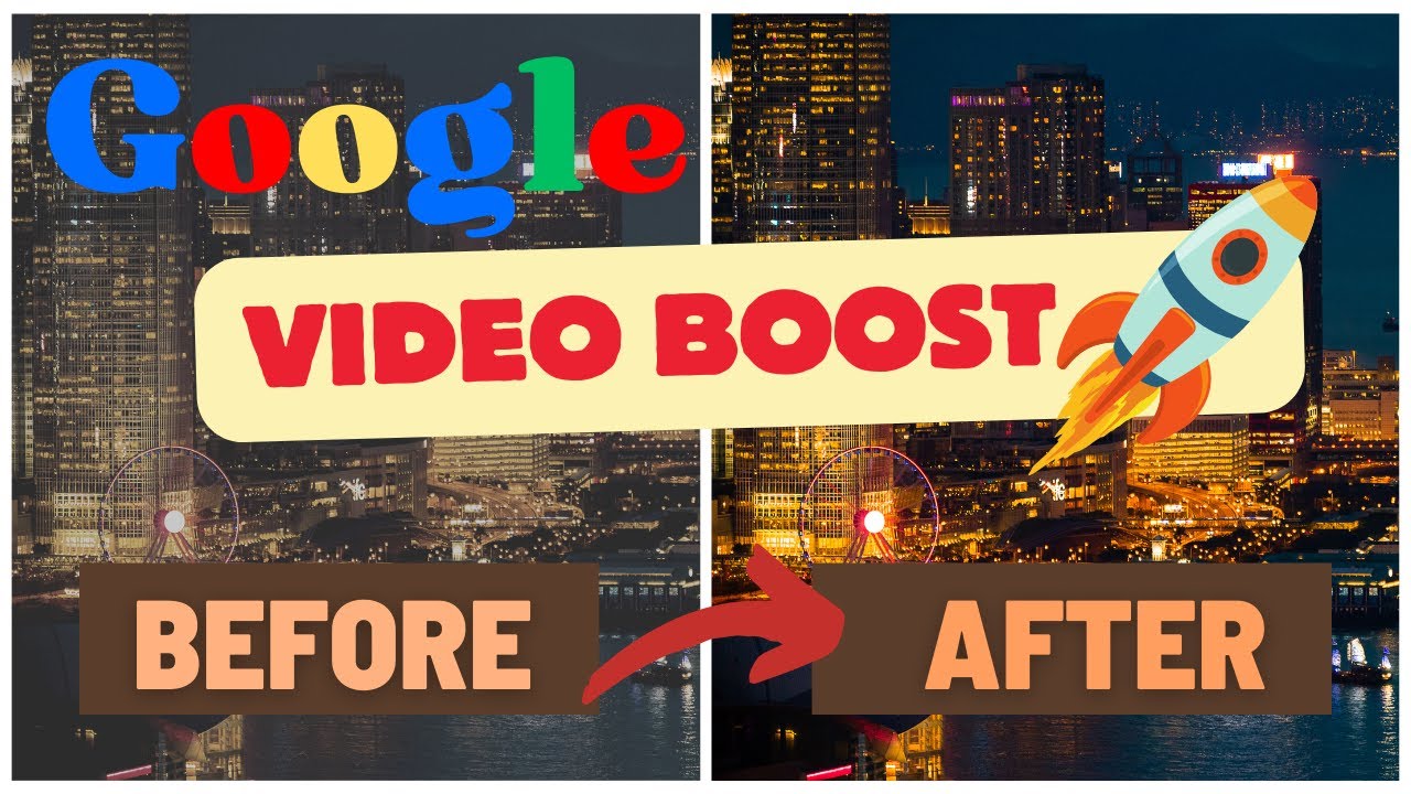 Google Video Boost - Side by Side Comparison - YouTube