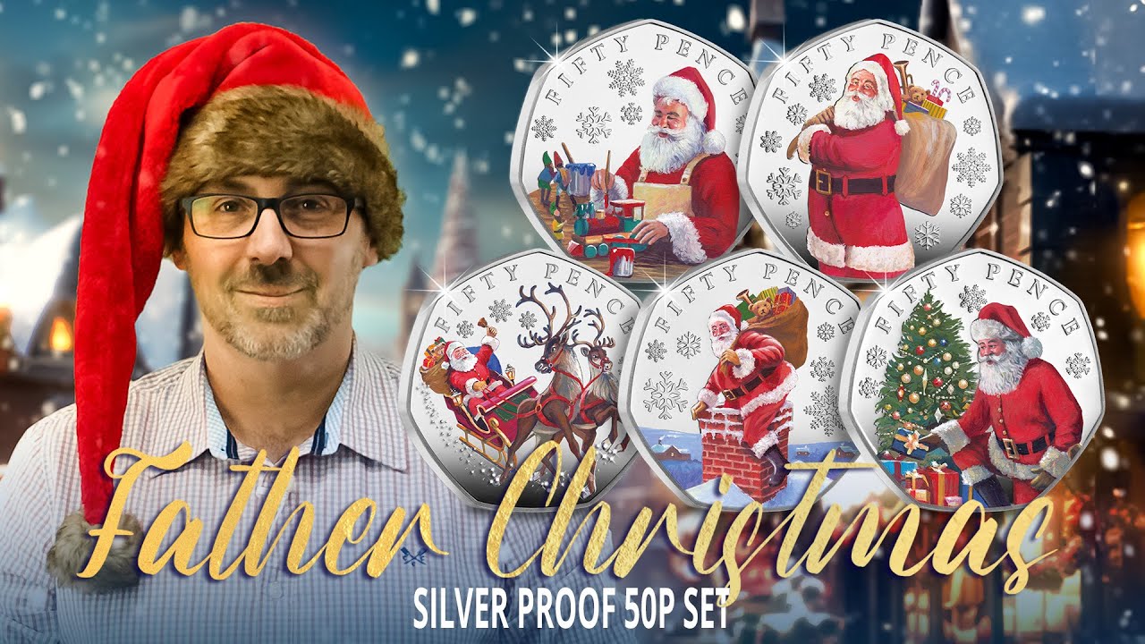 BRAND NEW: Father Christmas 50ps available now! - YouTube