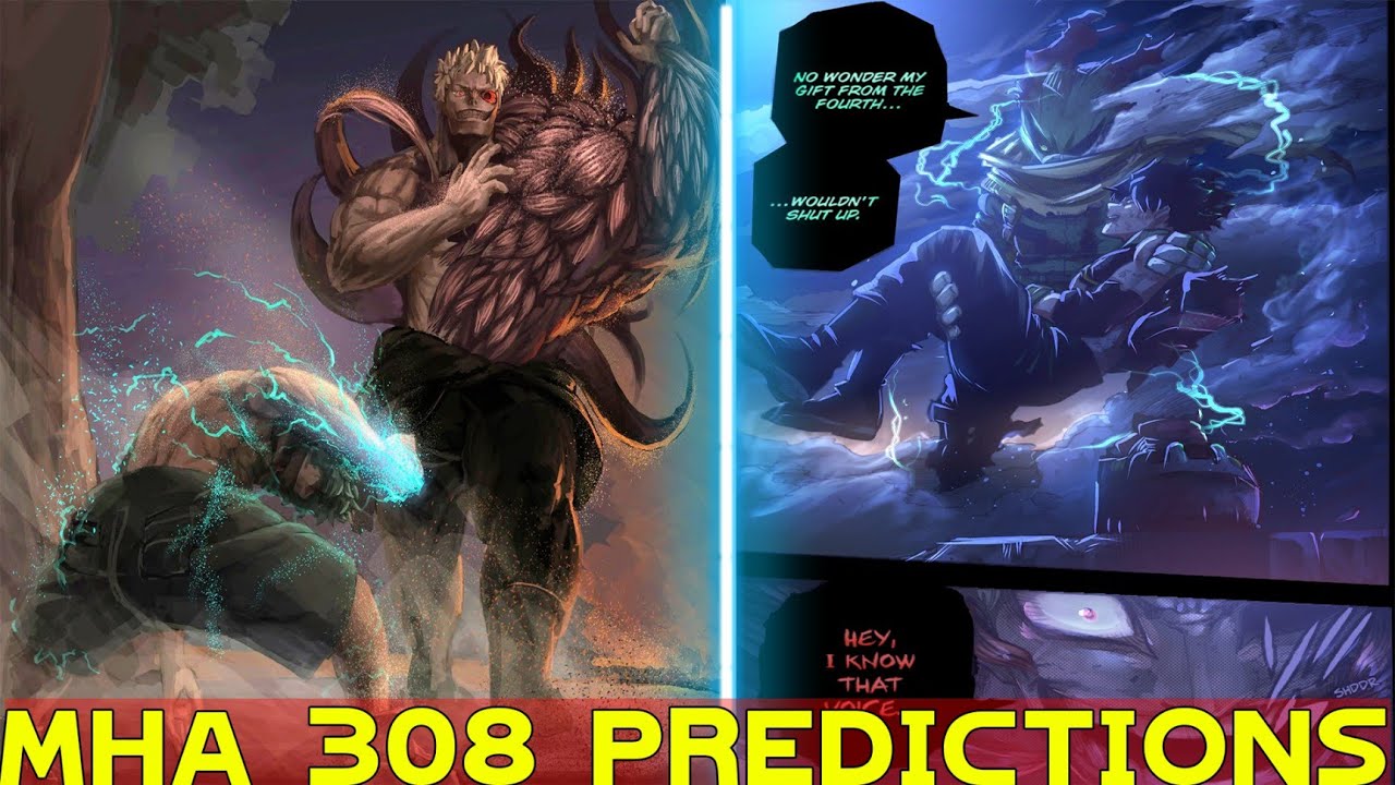 MY HERO ACADEMIA CHAPTER 308 PREDICTIONS! DEKU CRUSHES MUSCULAR IN ONE ...