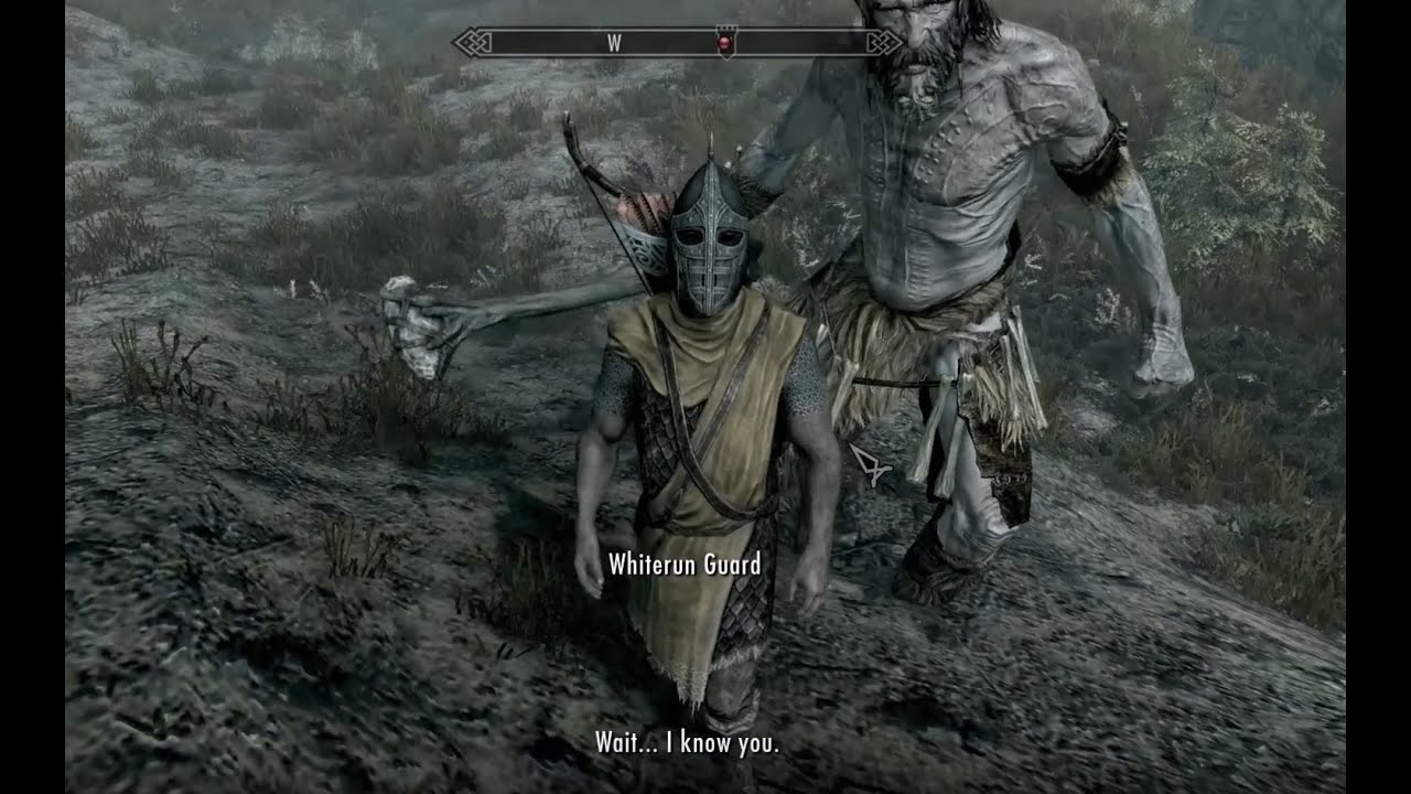 Most committed guard in Skyrim - YouTube