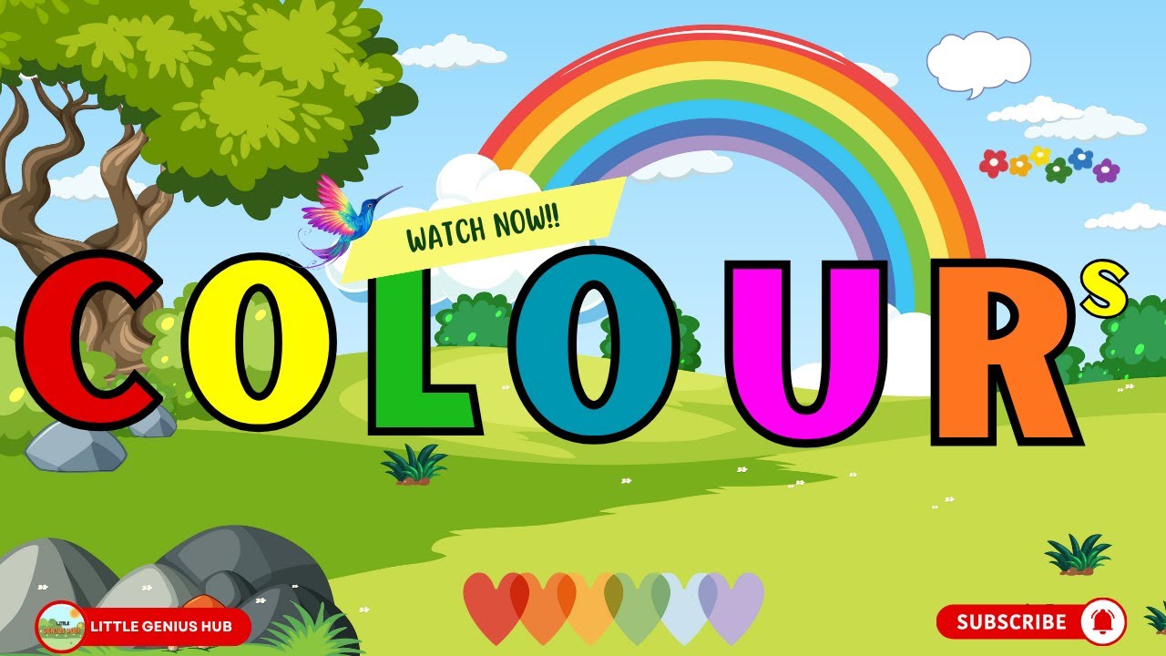 COLOURS song for Kids 🌈 | Learn Colours with Fun Animation & Music ...
