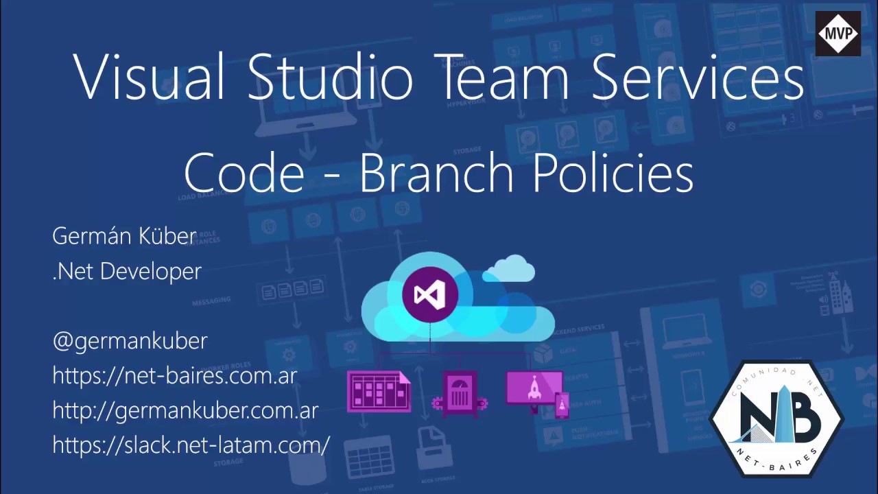 Visual Studio Team Services - Code - Branch Policies - YouTube
