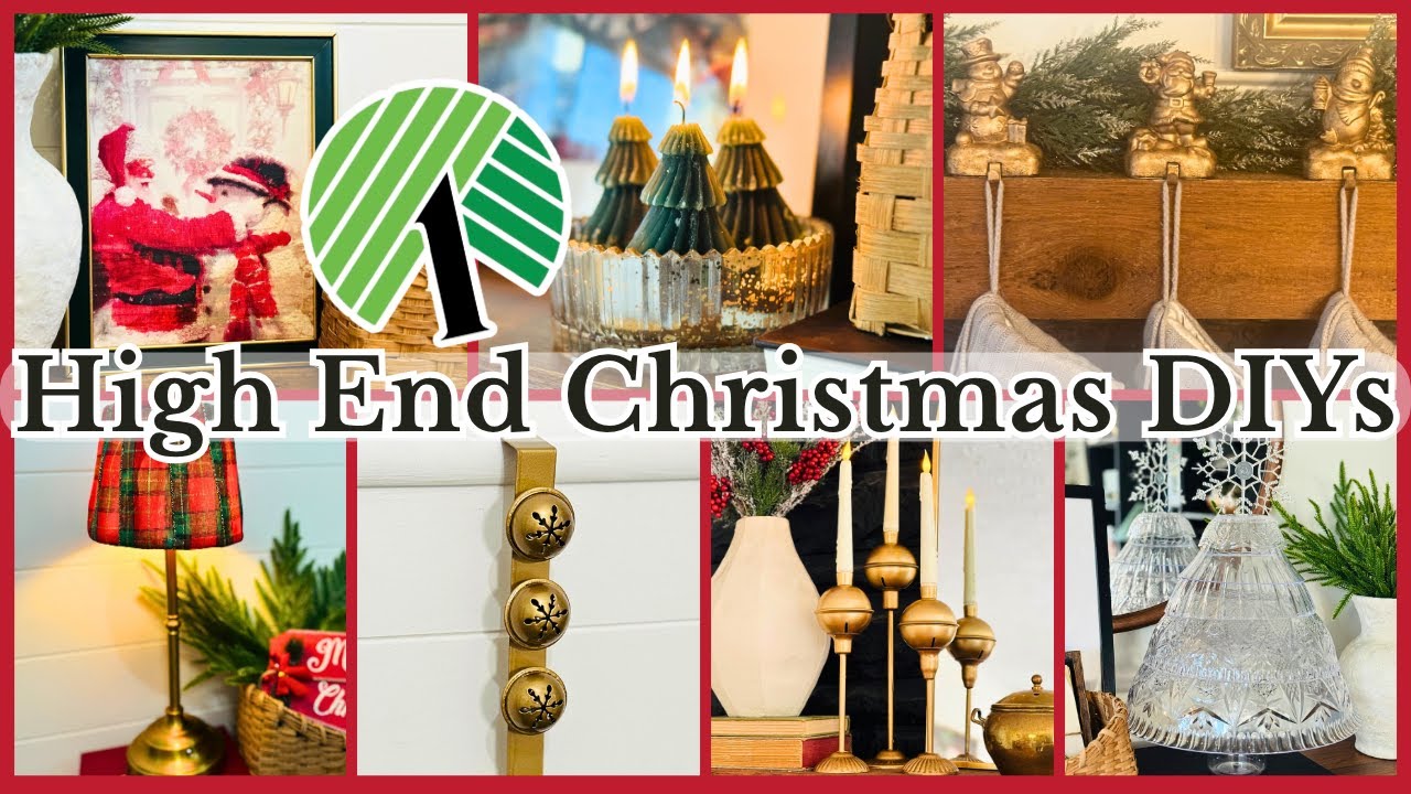 🎄7 Dollar Tree Christmas DIYs That Look Expensive - YouTube