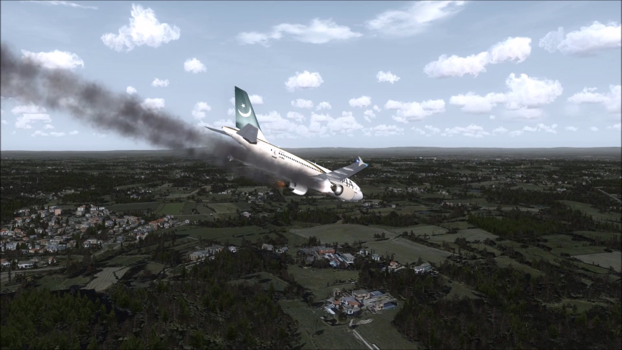 Plane Crash Manchester PIA A310 - YouTube