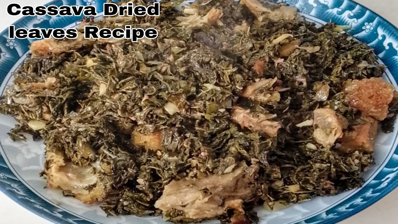 How to cook Cassava leaves Recipe - YouTube