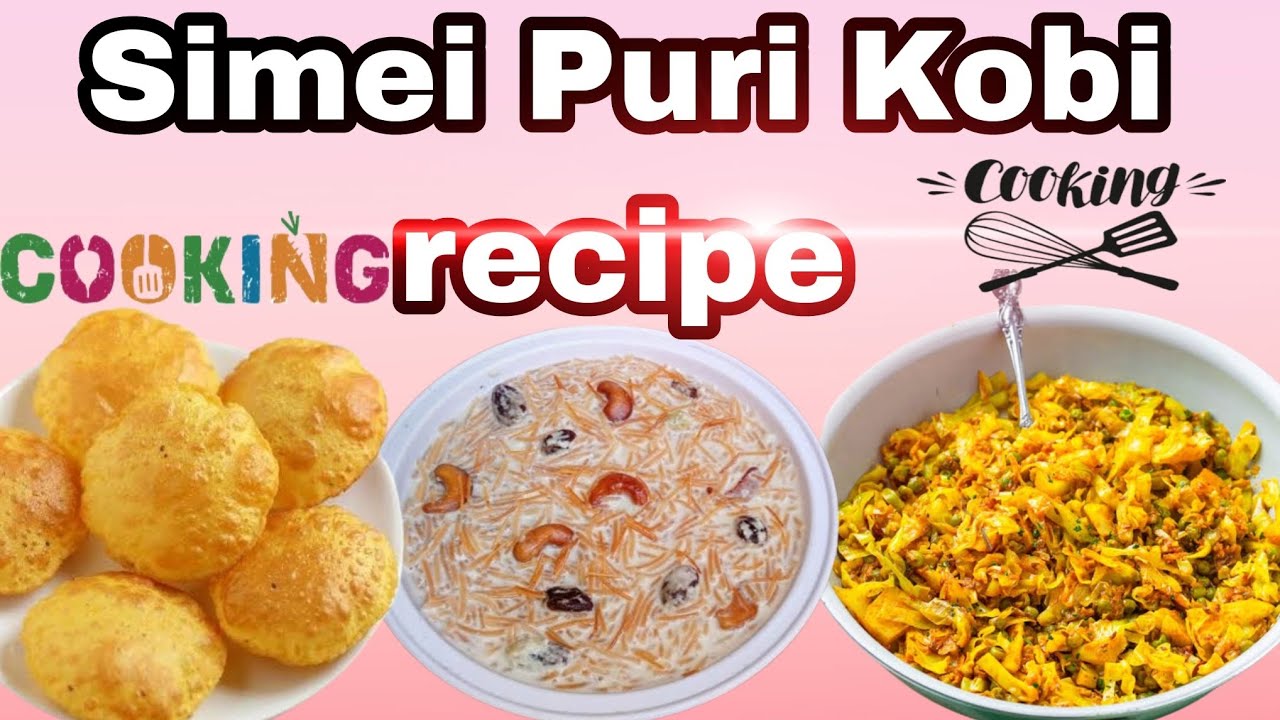 Masala Kobi Recipe | Rabdi Simei Recipe | Puri Recipe | Room Mess life ...