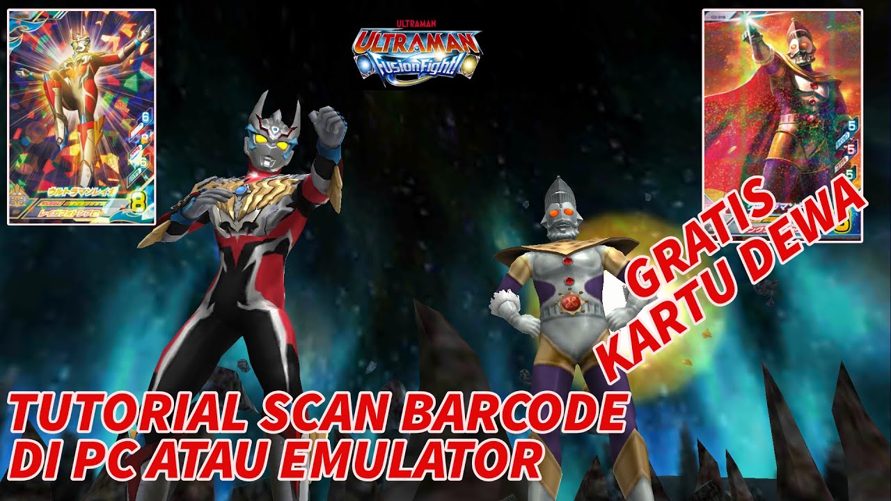 TUTORIAL LENGKAP SCAN BARCODE GAME ULTRA FUSION FIGHT : ULTRA FILE ...