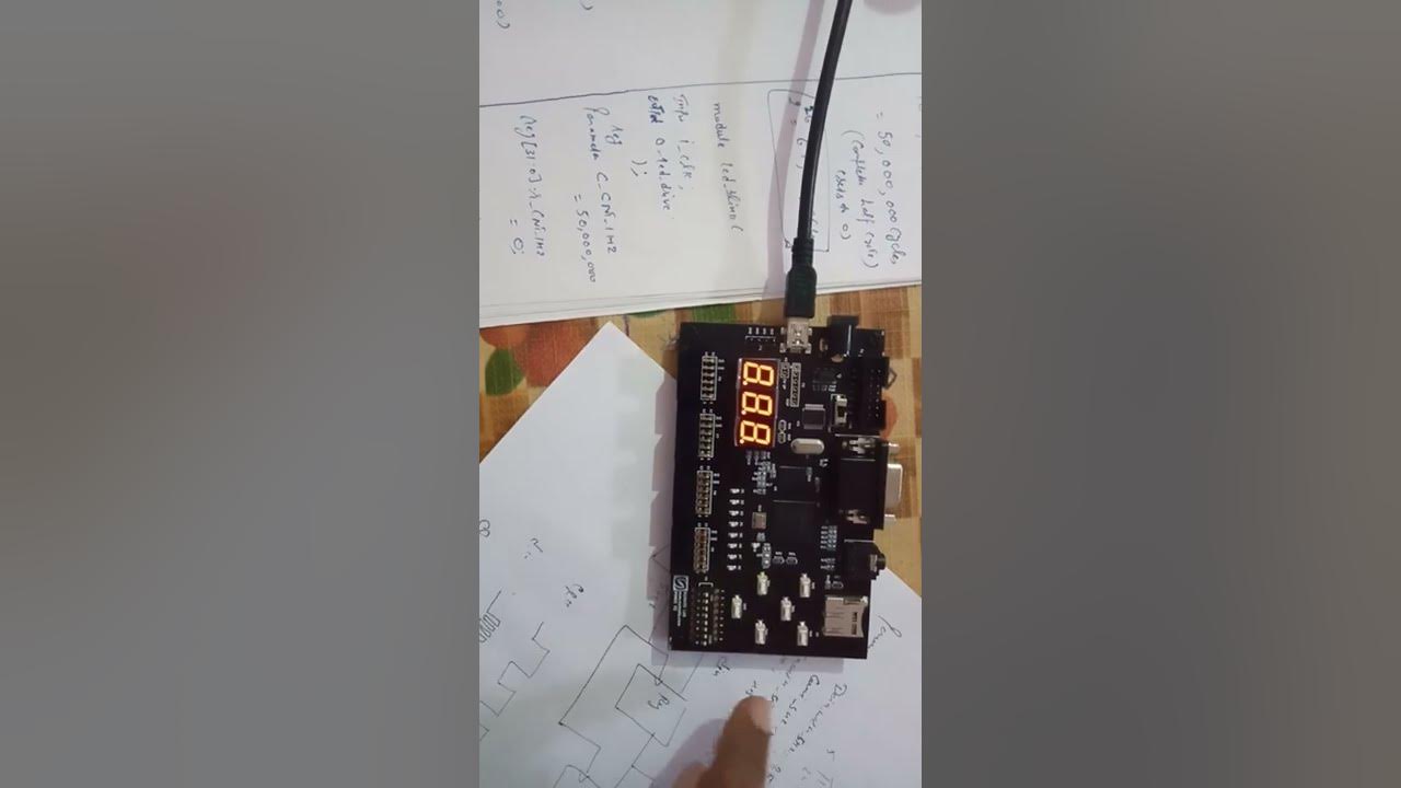 Switch Debouncing On Fpga Board Youtube