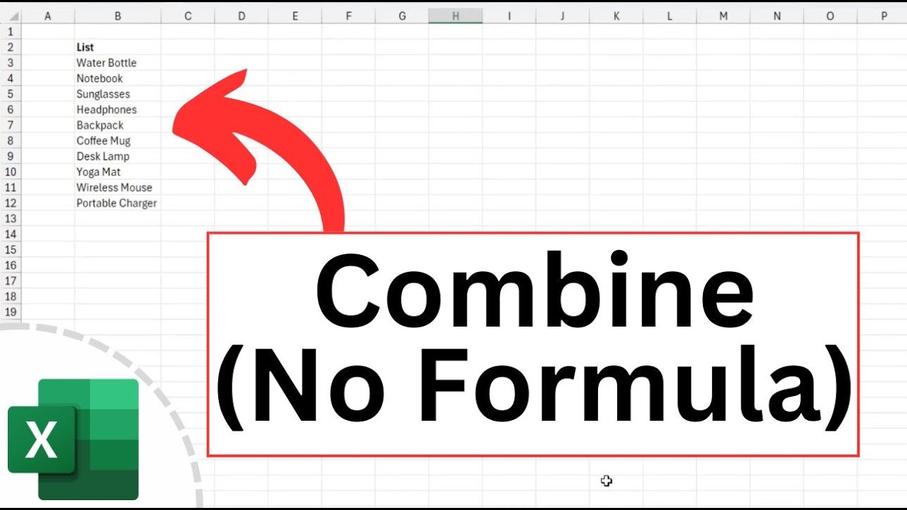 How to Combine Multiple Rows Into One Cell in Excel: With or Without ...