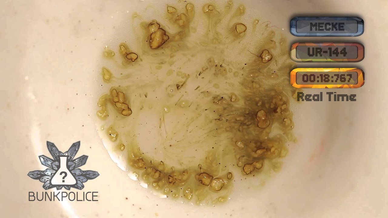 UR-144 - Mecke Reagent - Normal Test Kit - Bunk Police - YouTube